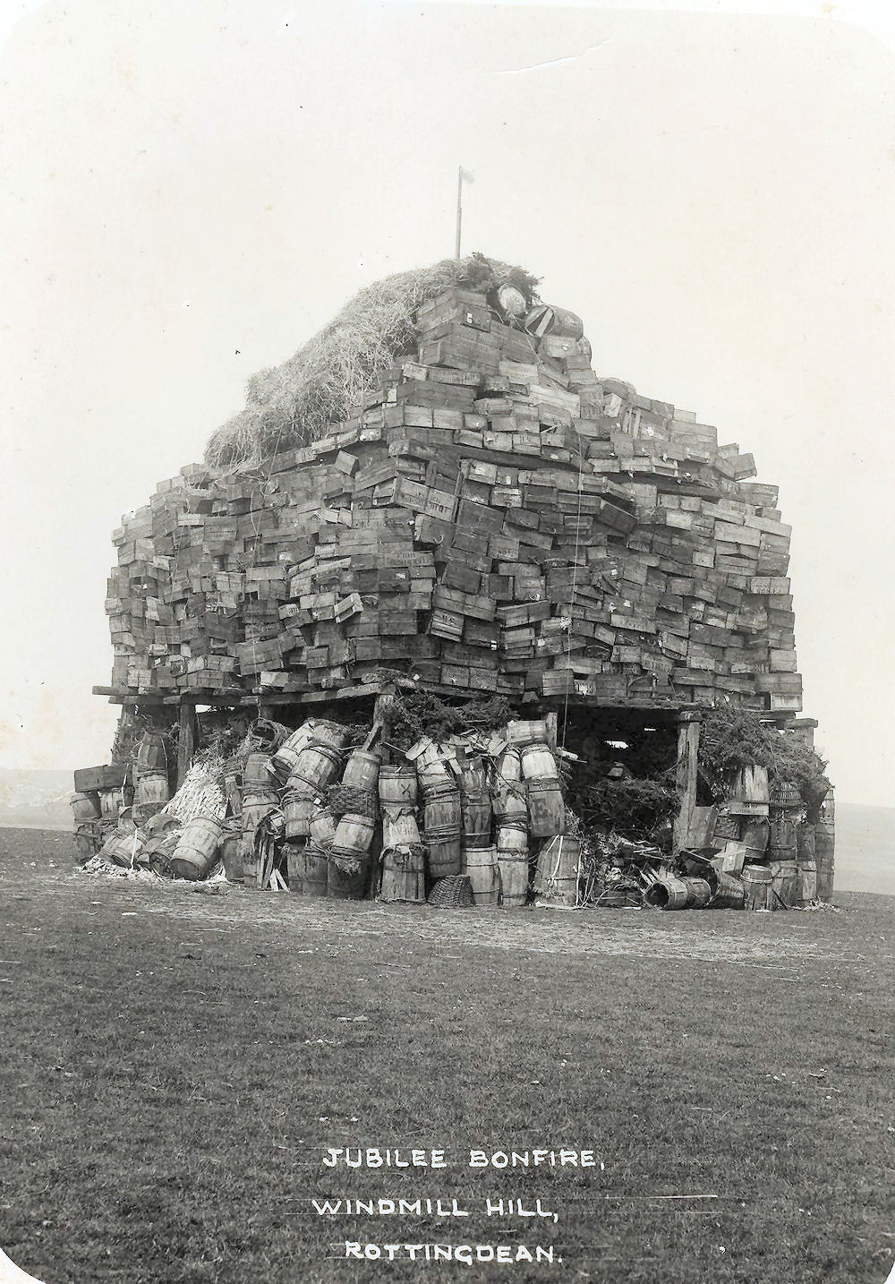 A strange celebratory bonfire | Mystery photos of Brighton and Hove ...