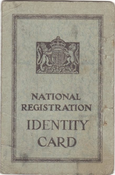 CTF's identity card, photograph of CTF and note signed by a Lieutenant ...