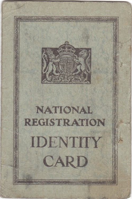 CTF's identity card, photograph of CTF and note signed by a Lieutenant ...