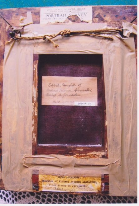 Photo of a painting of Sarah Jane Alexander, aged 12 - My Brighton and Hove