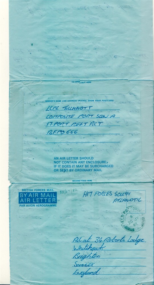 Letter from Brian Tucknott written after disembarkation - My Brighton ...