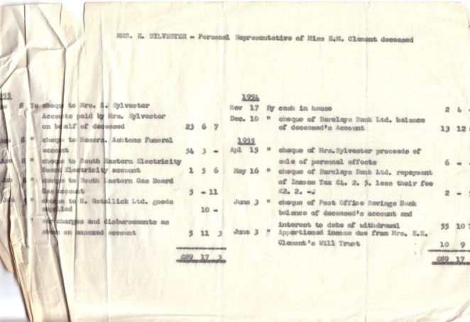 Summary of costs involved in the administration of the estate - My ...