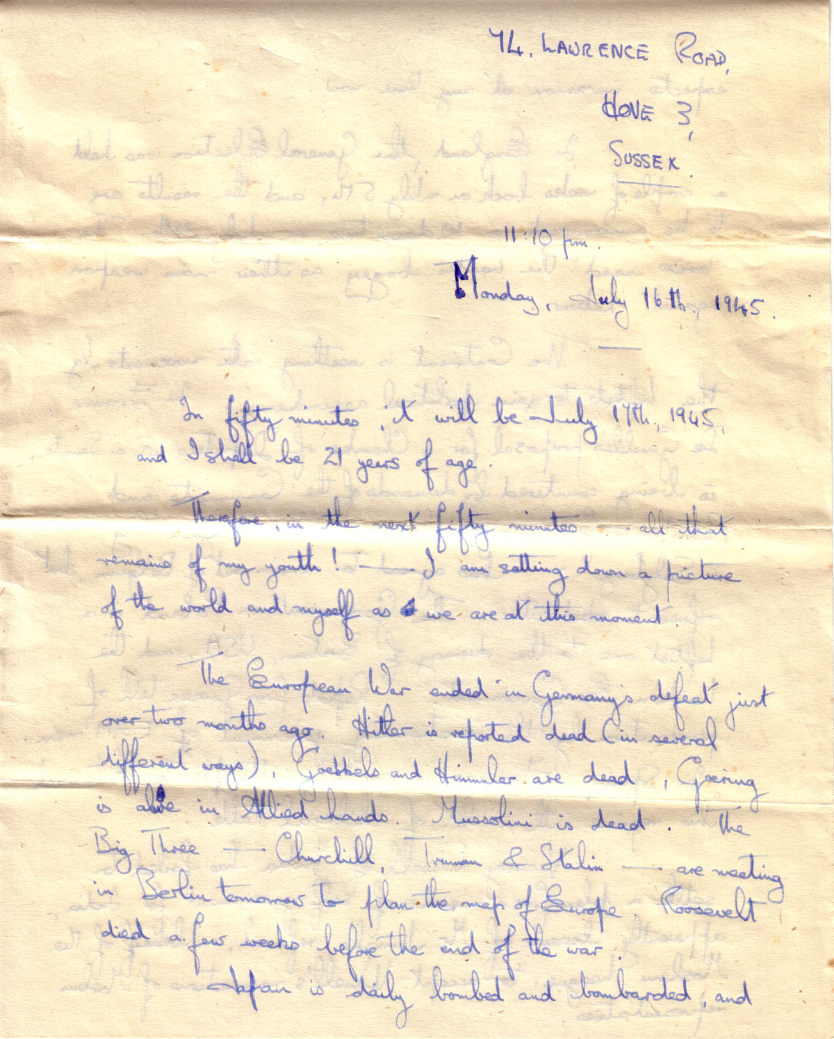 Letter of a conscientious objector, 1945 | Resources: Choose your own ...